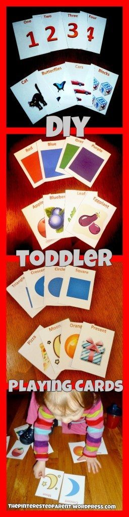 DIY Toddler Learning & Playing Cards – The Pinterested Parent