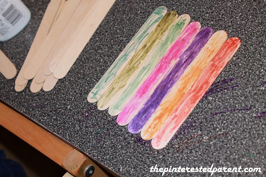 Popsicle Stick Frame Magnet – The Pinterested Parent