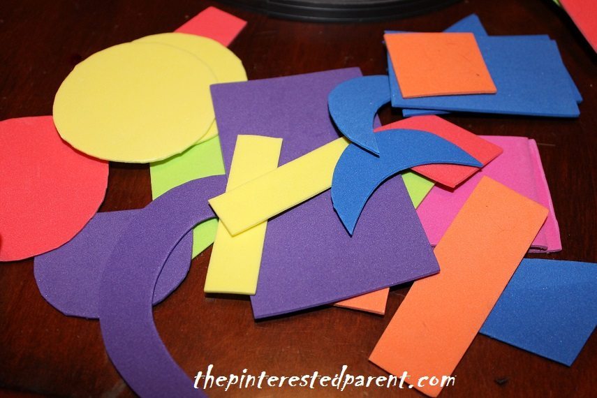 Foam Shape Magnets For Imagination Play – The Pinterested Parent