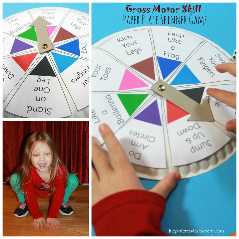 Spin, Roll & Count Gross Motor Skill Game – The Pinterested Parent