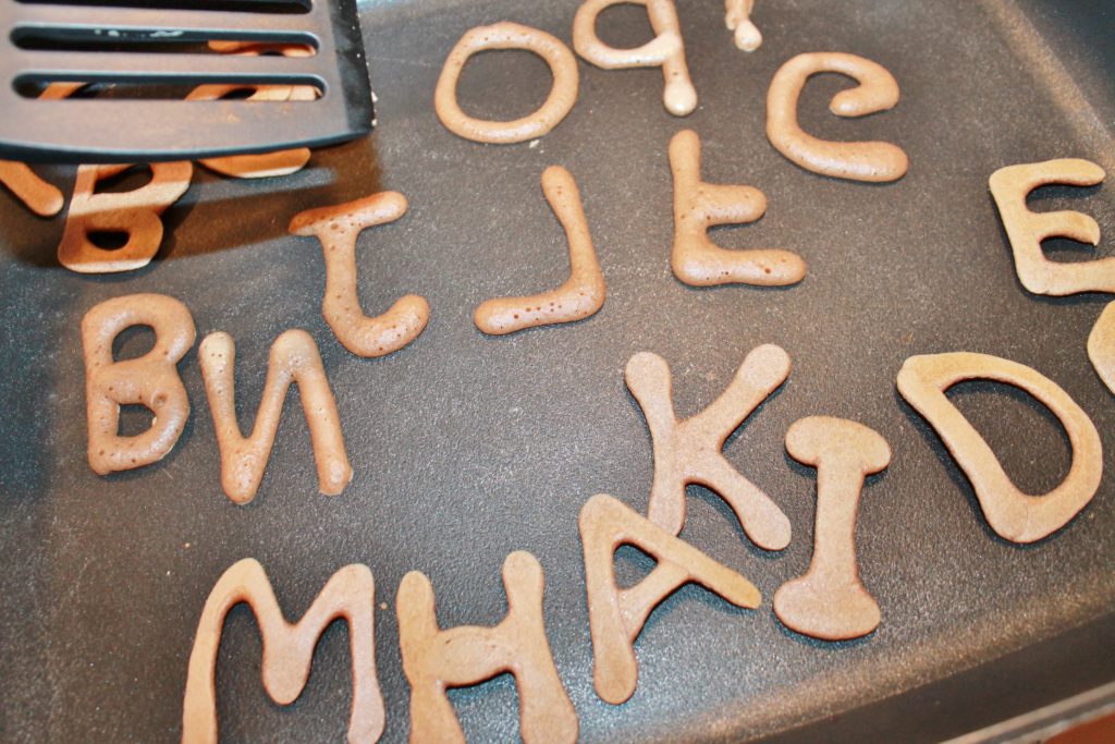 Alphabet Pancakes – The Pinterested Parent