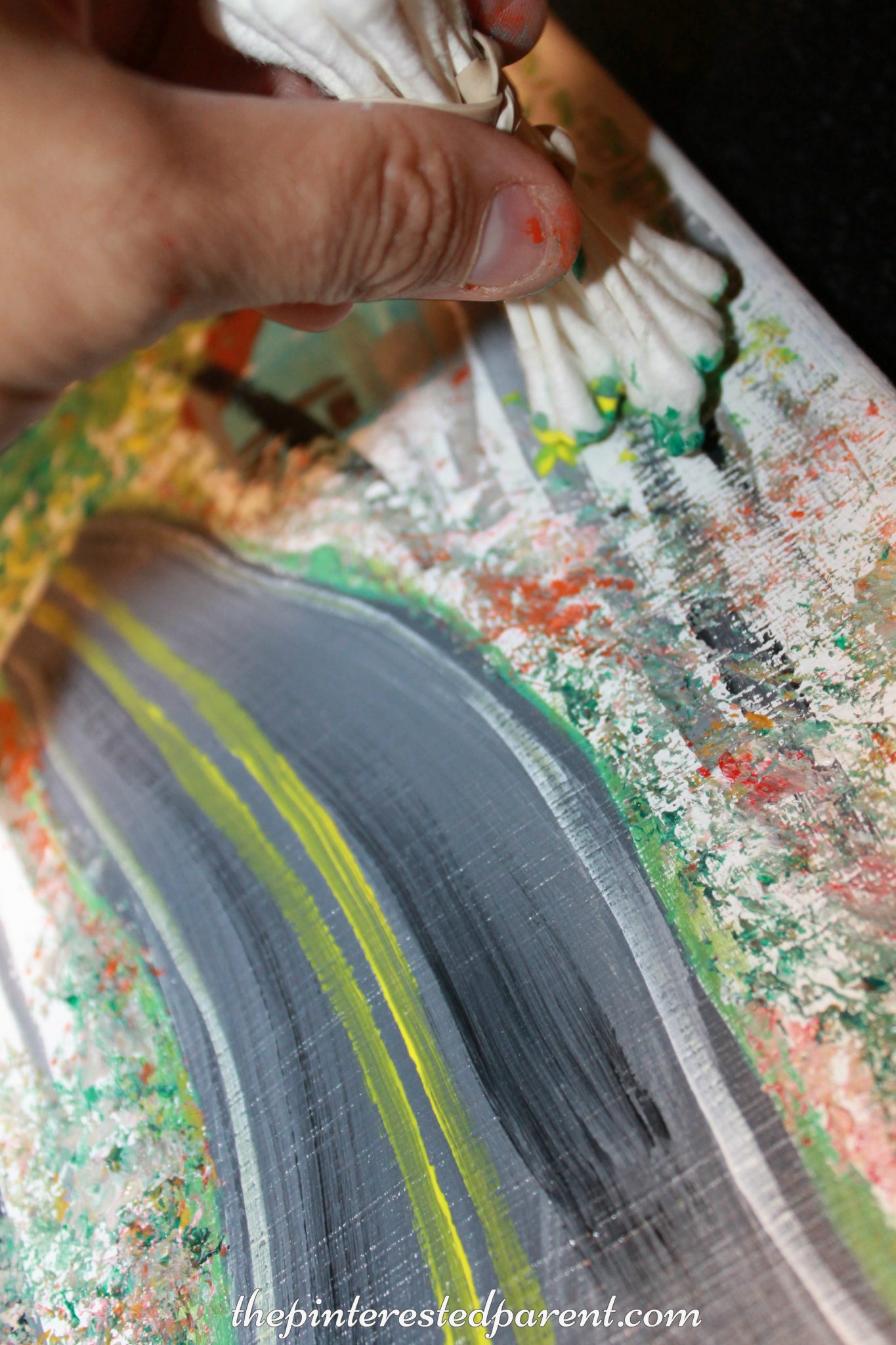 Autumn Road Painting Tutorial – The Pinterested Parent