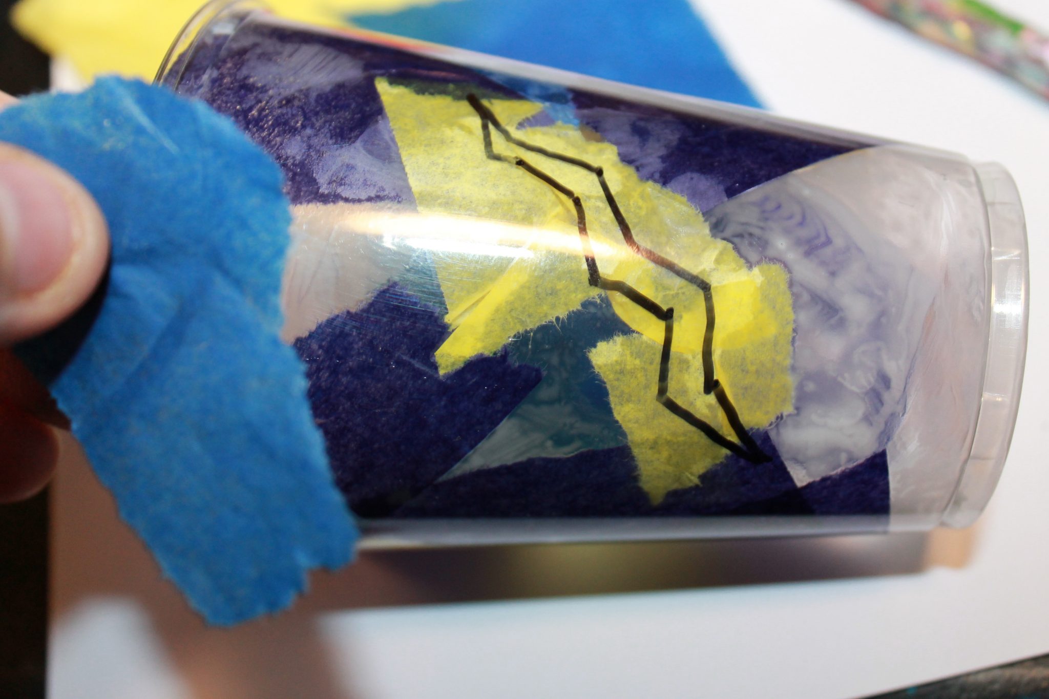 Lightning Storm in a Cup Luminary – The Pinterested Parent