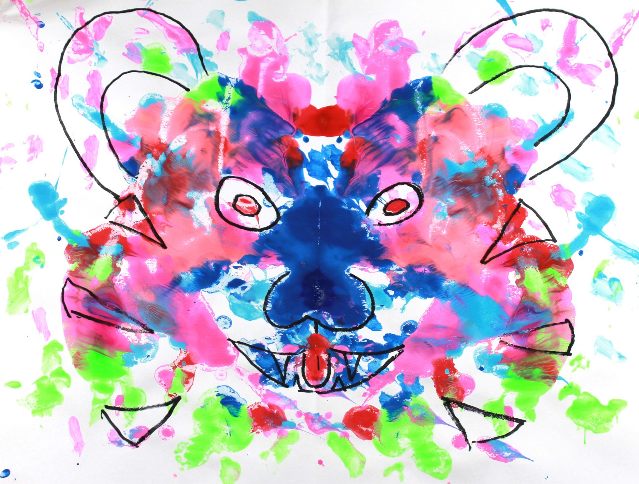 Paint Blot Art Inspiration For Kids – The Pinterested Parent