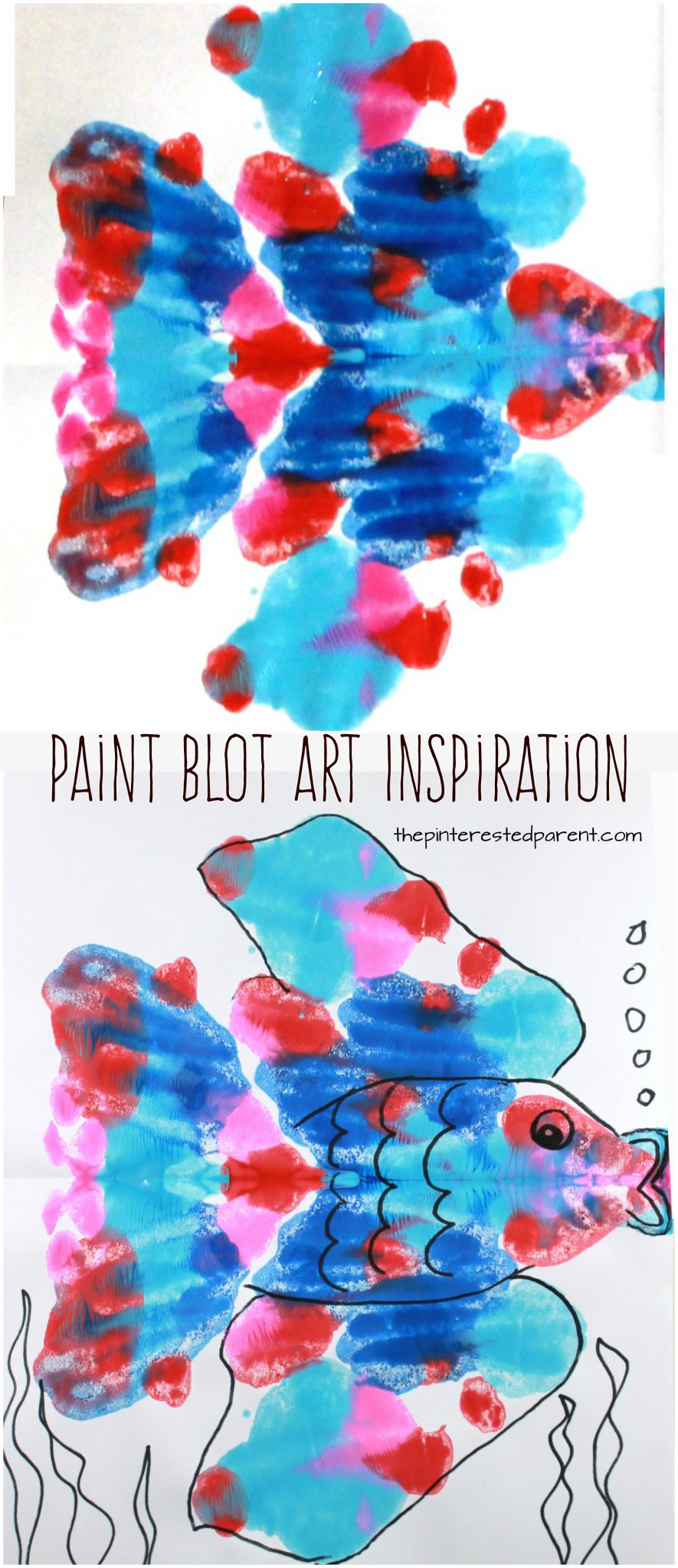 Paint Blot Art Inspiration For Kids – The Pinterested Parent