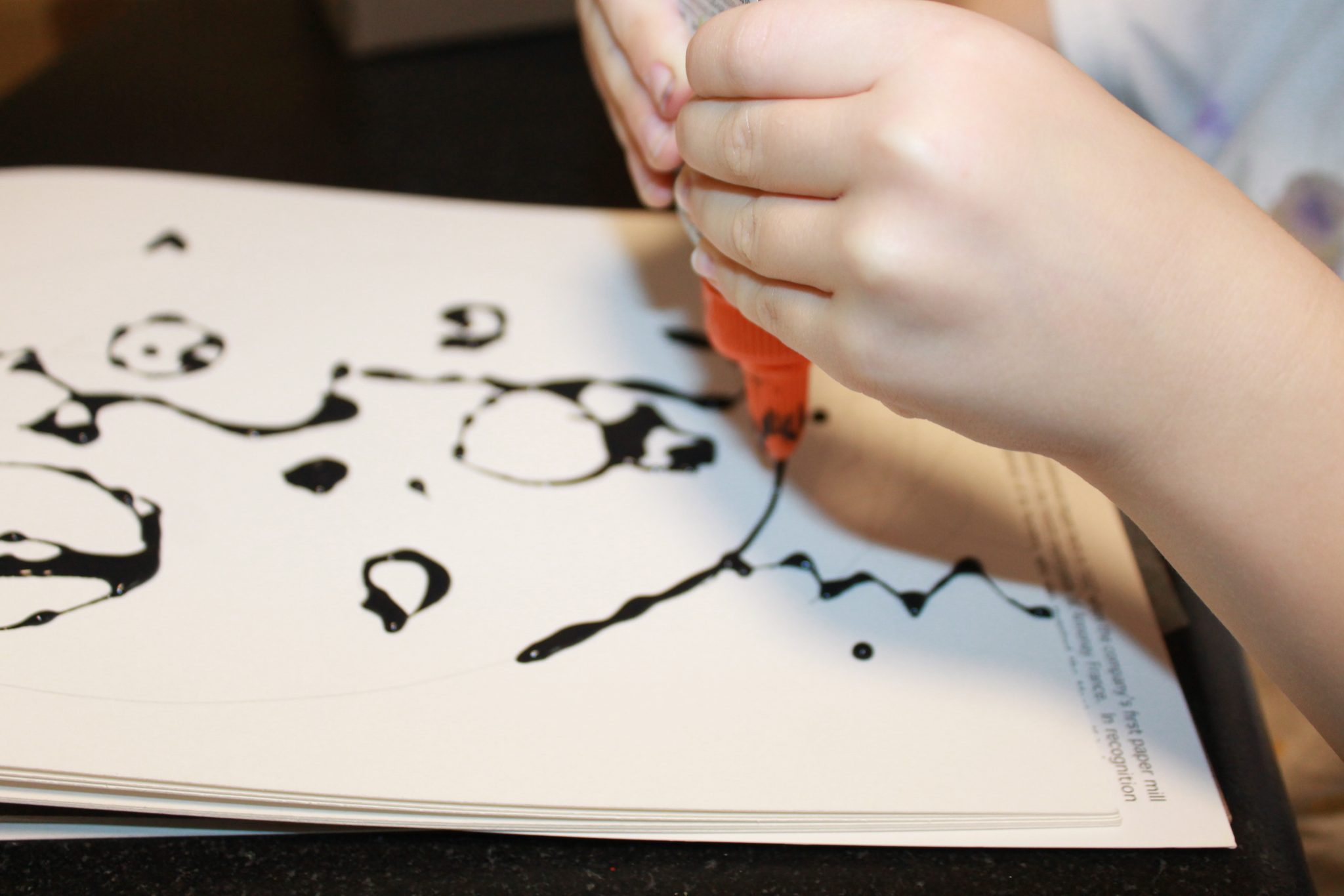 Black Glue and Watercolor Picasso Portraits – The Pinterested Parent
