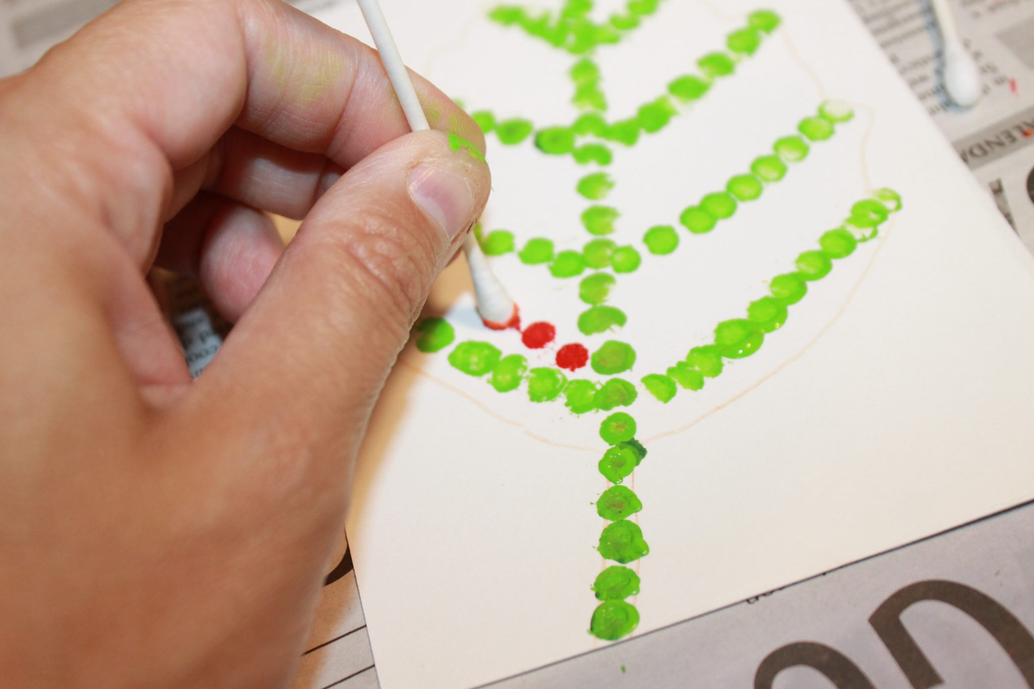 Pointillism Fall Leaf Art – The Pinterested Parent