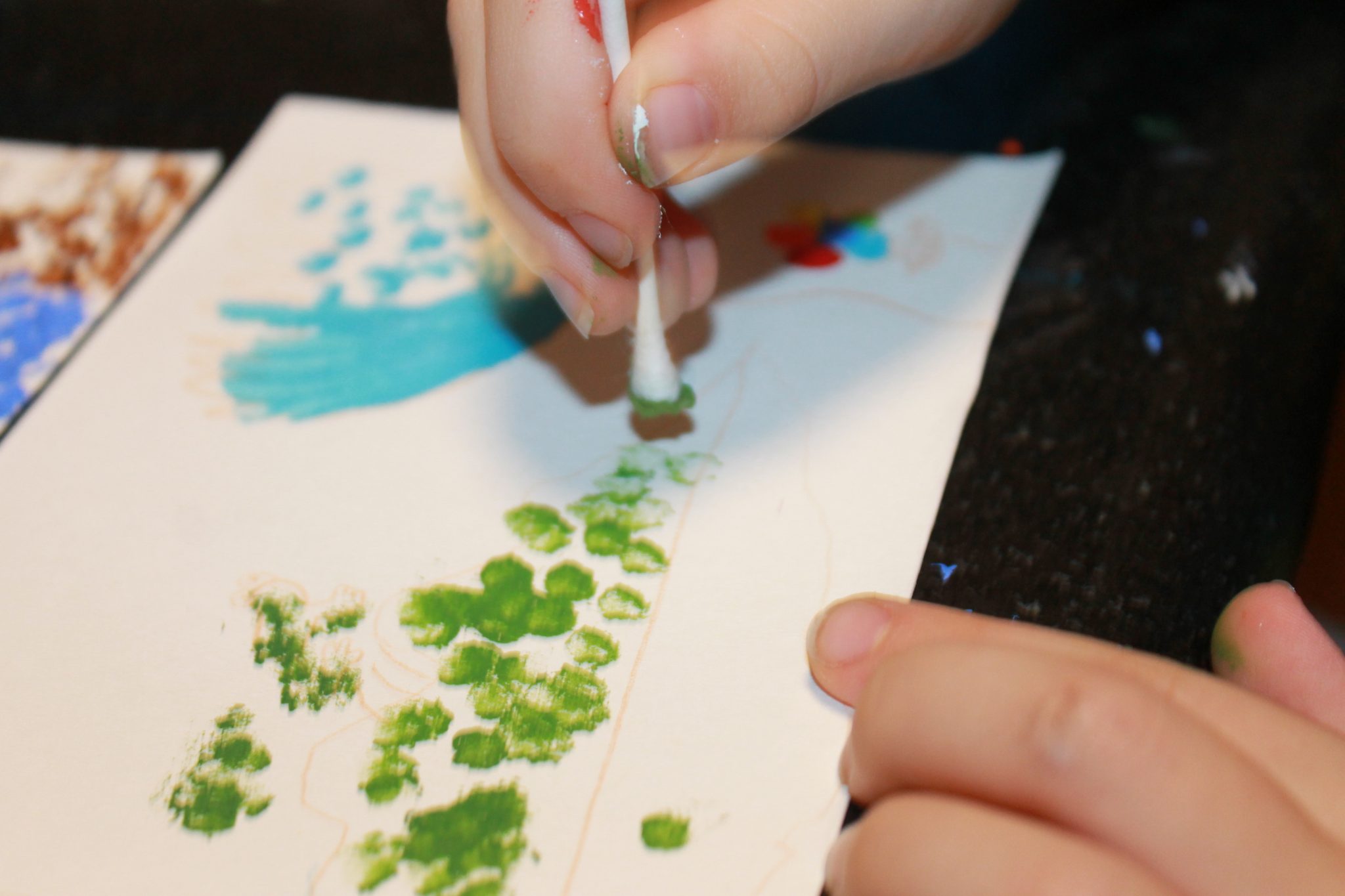 Pointillism Fall Leaf Art – The Pinterested Parent