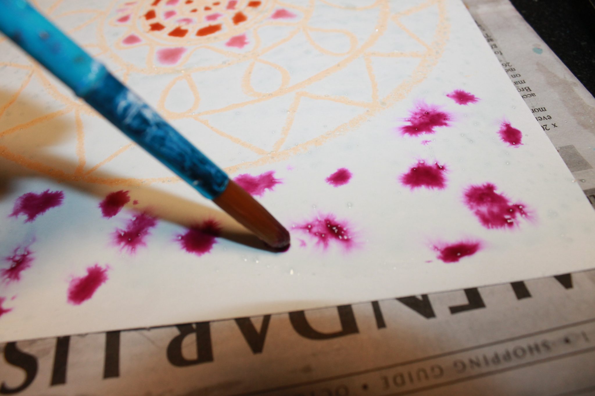 Mandala Sugar Paintings – The Pinterested Parent