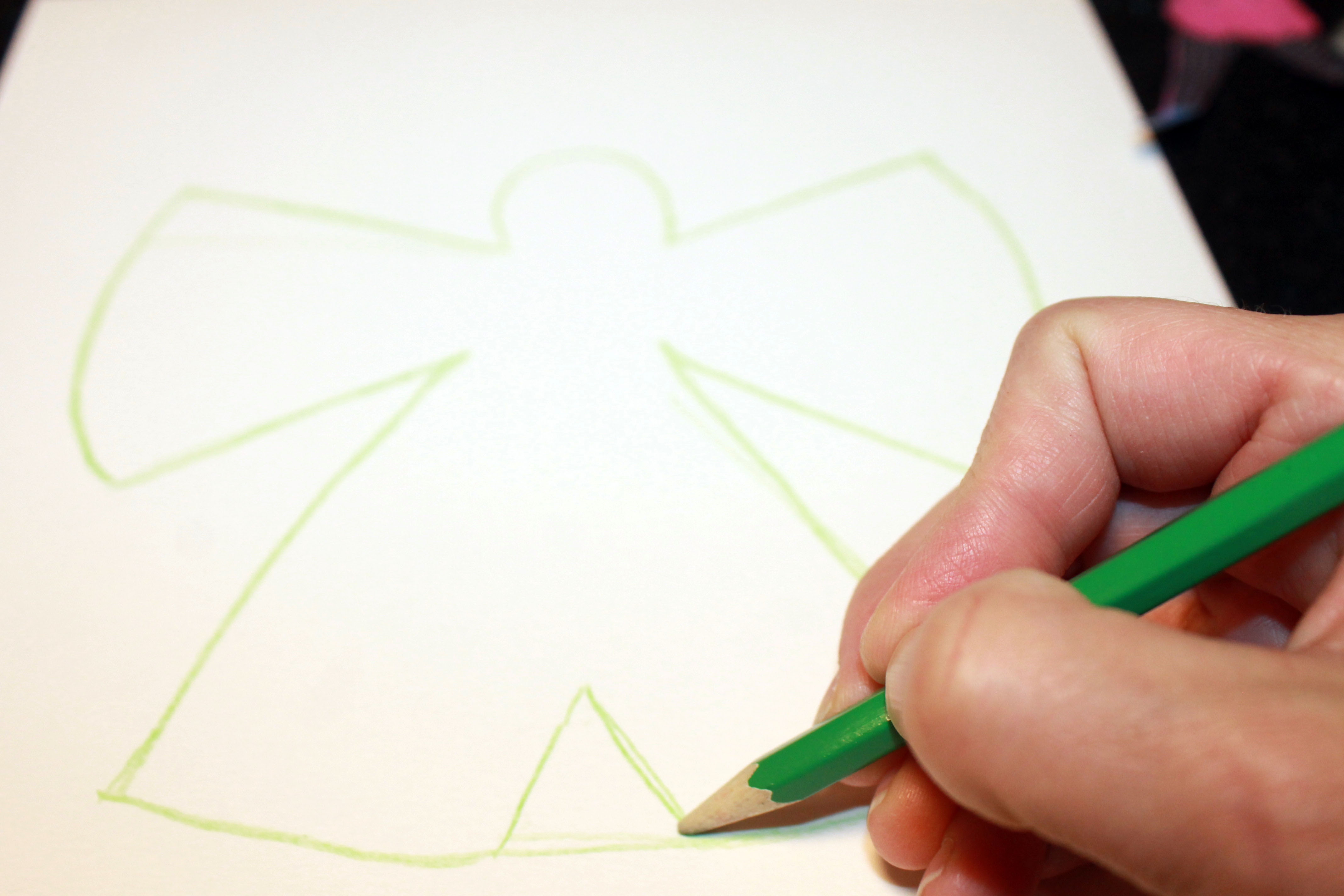 Snow Angel Craft – The Pinterested Parent