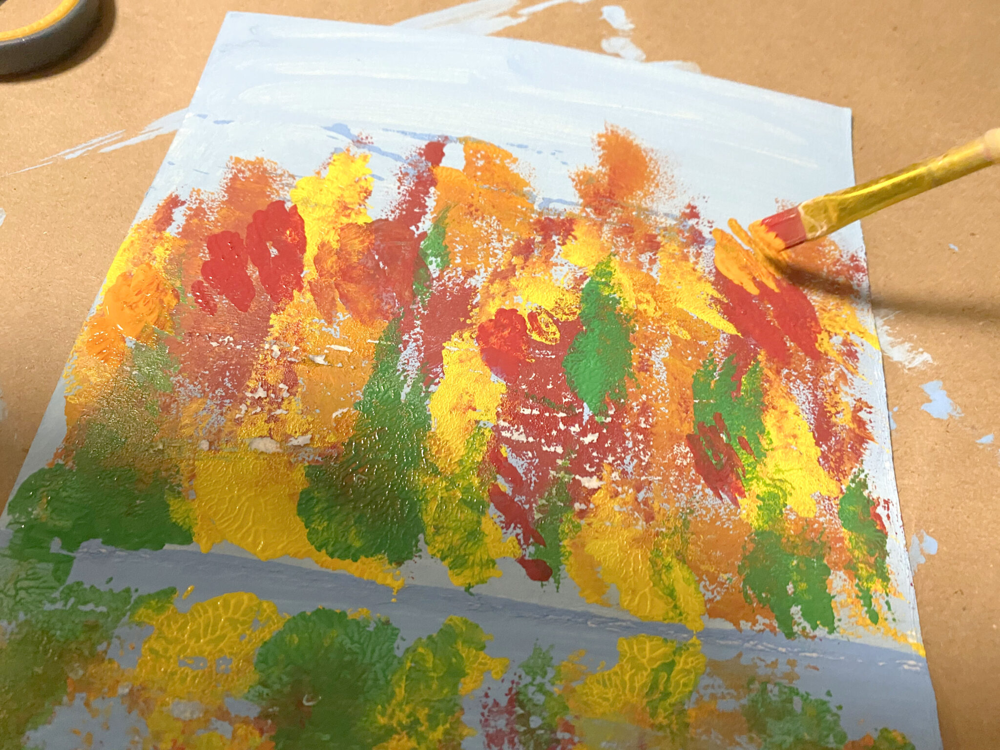 Paint and Fold Autumn Reflections – The Pinterested Parent