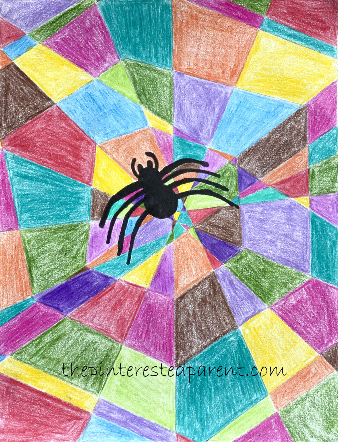 Spider Web Line Art – The Pinterested Parent