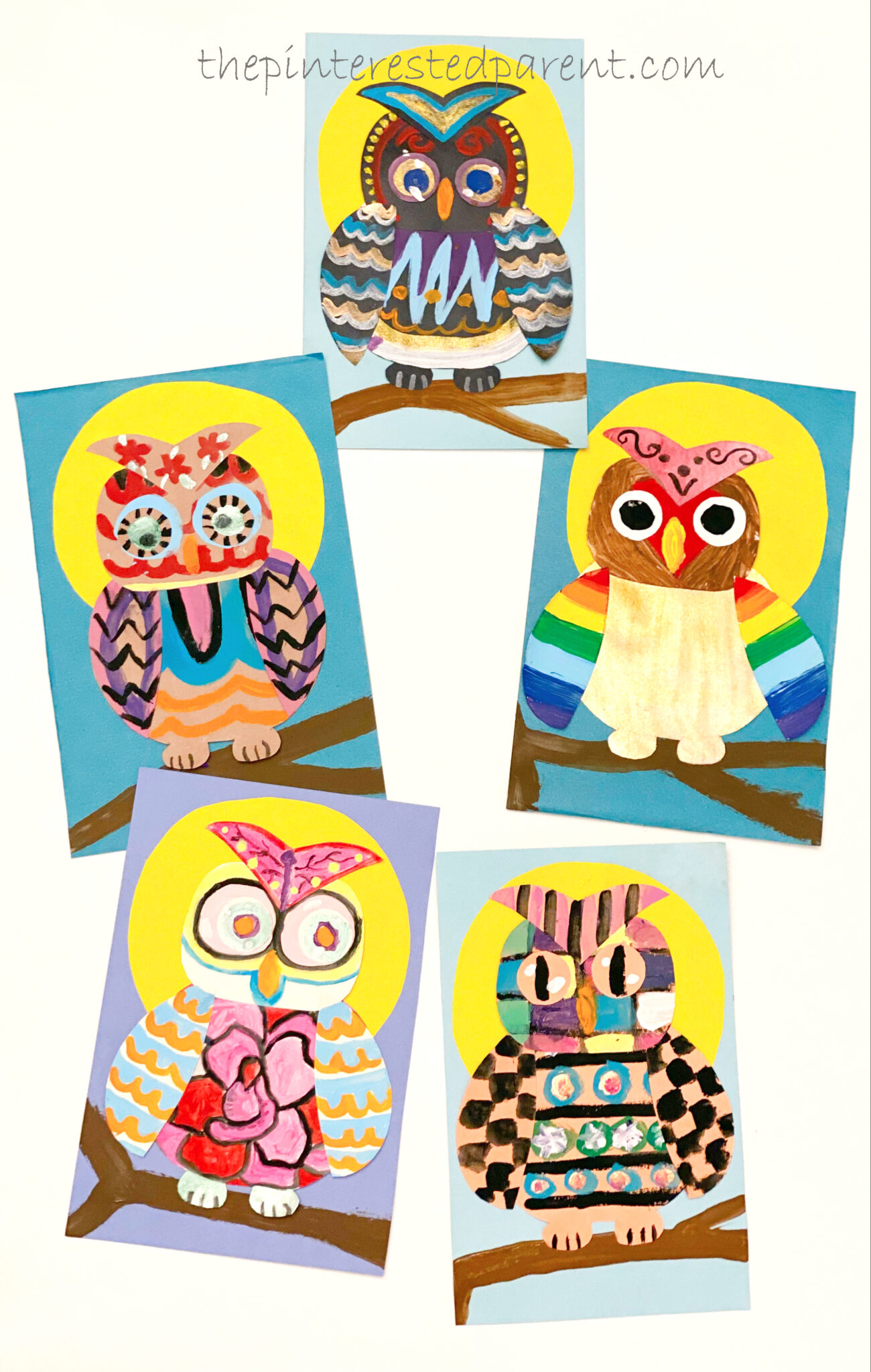 Painted Owl Art – The Pinterested Parent